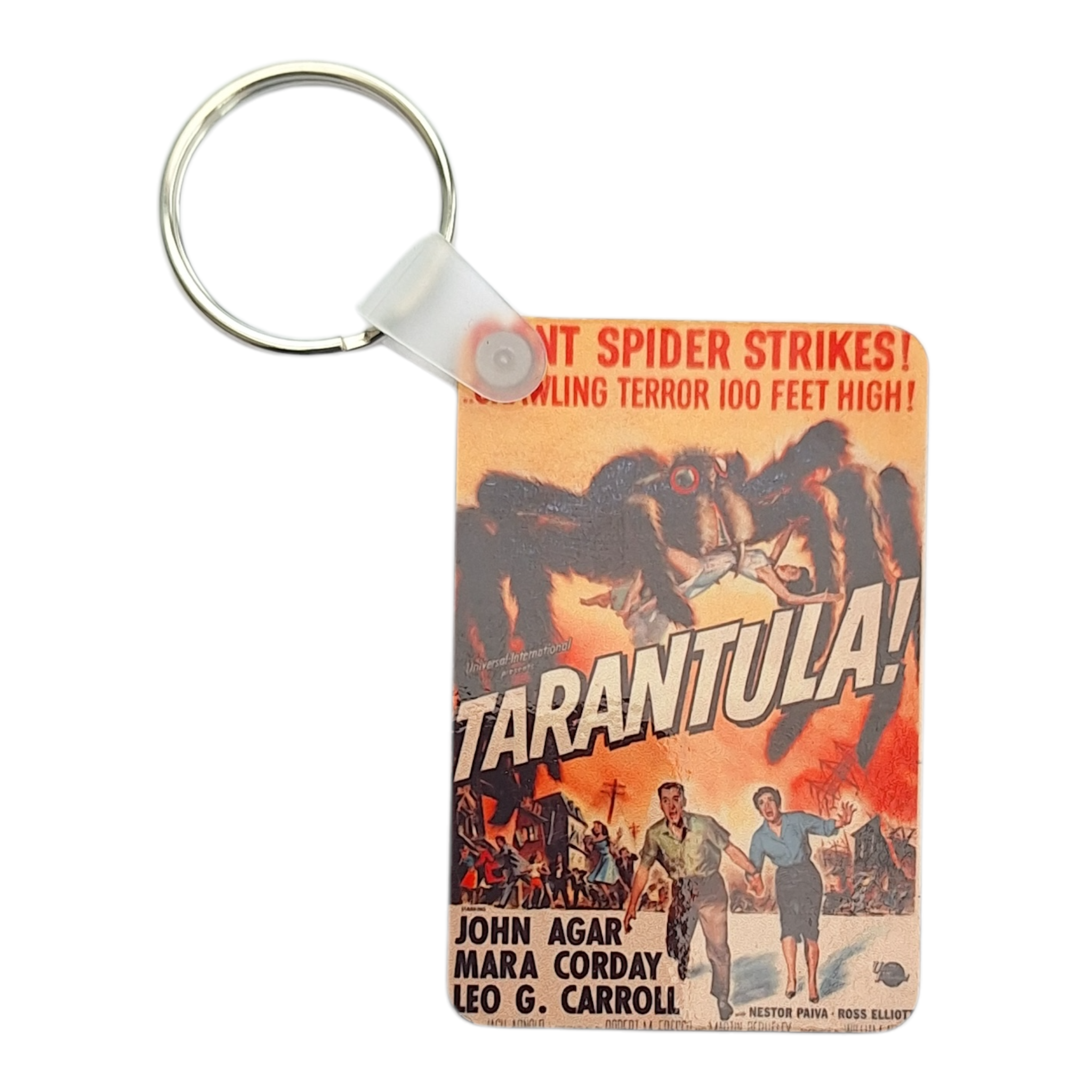 Tarantula Movie Poster Wooden Keyring – Tarantula Army